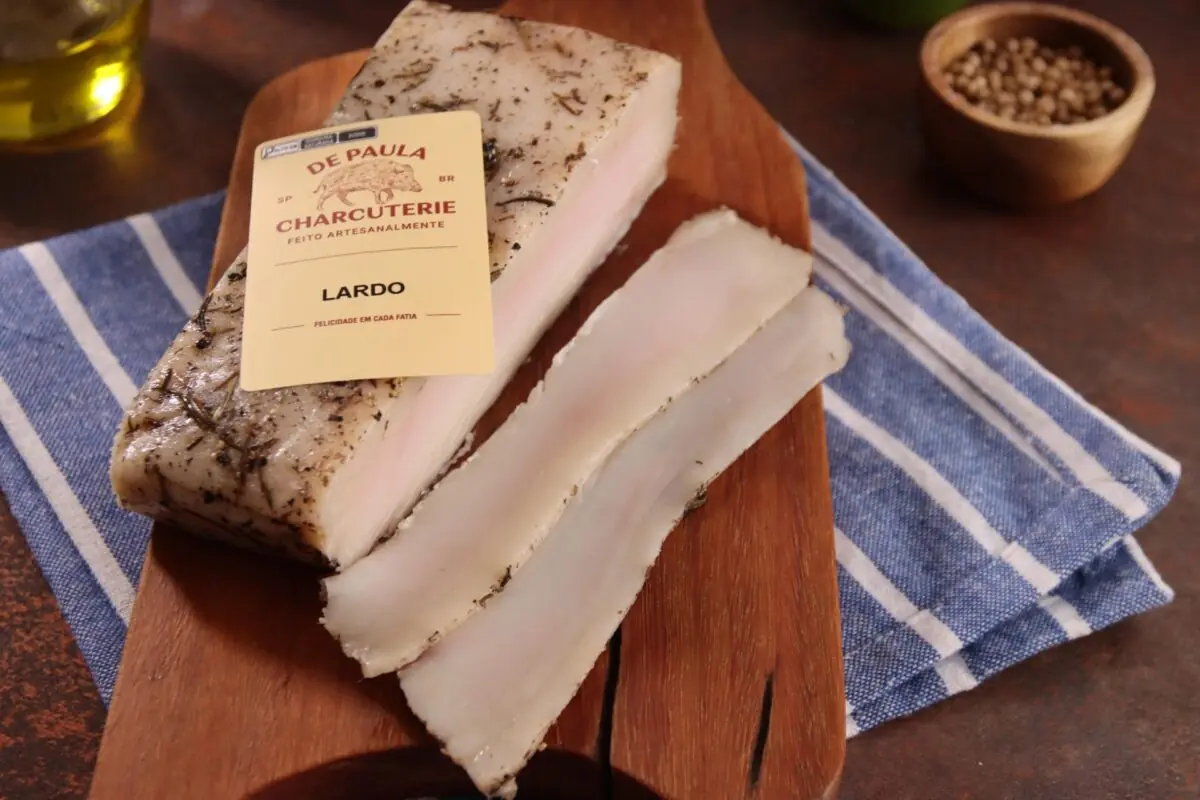 Lardo Fatiado - De Paula Charcuterie - 250g